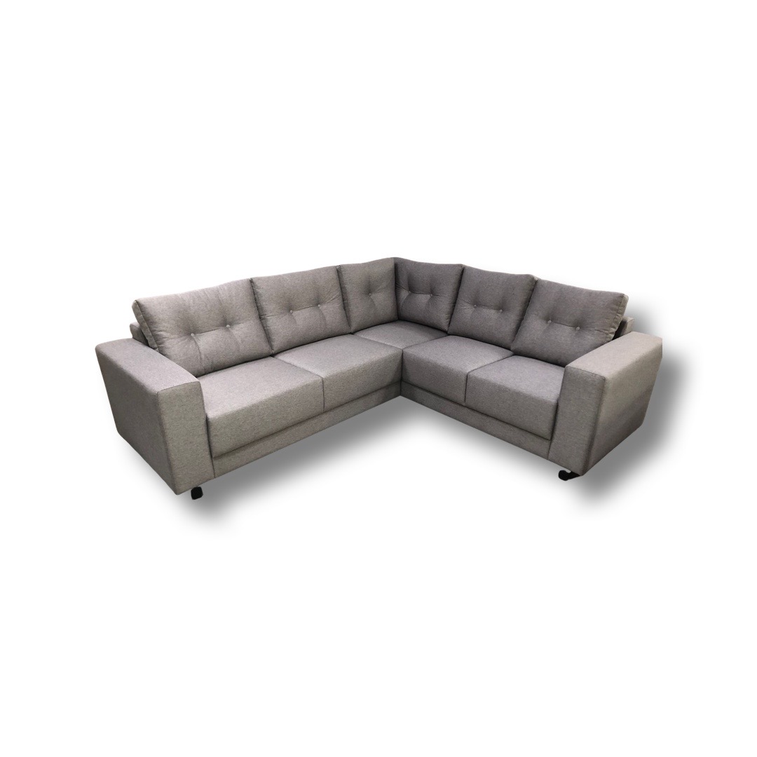 Sofa Quebec c/botone Canto 2xctox2 Tamanho 235x235cm Tecido Veludo ...